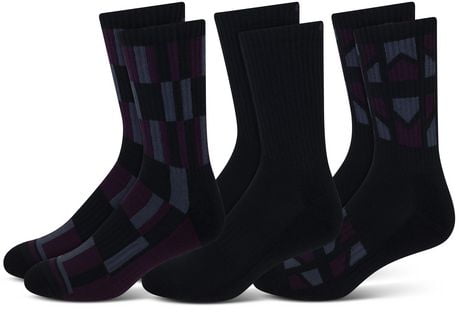 Click here for Thieves Cushion Crew Sock Mens 3 Pack Black One Si... prices