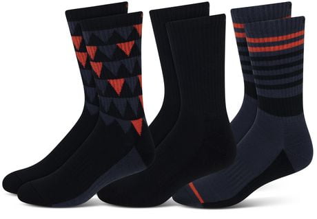 Click here for Thieves Cushion Crew Sock Mens 3 Pack Black One Si... prices