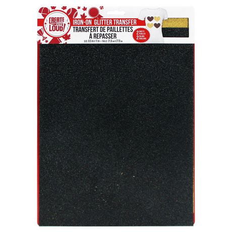 Click here for Create Out Loud Glitter Iron-On Transfer Sheets Bl... prices