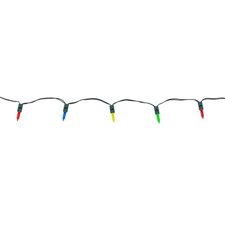 50 count M5 LED Battery operated Multicolored light string with 8 ...