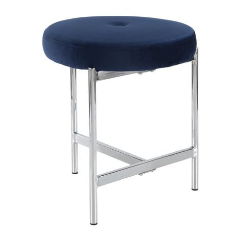 Click here for Chloe Contemporary Vanity Stool By Lumisource Blue prices