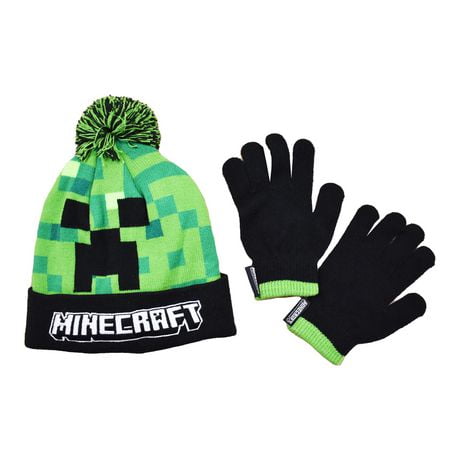 Boys Minecraft 2 Piece Creeper Winter Set | Walmart Canada