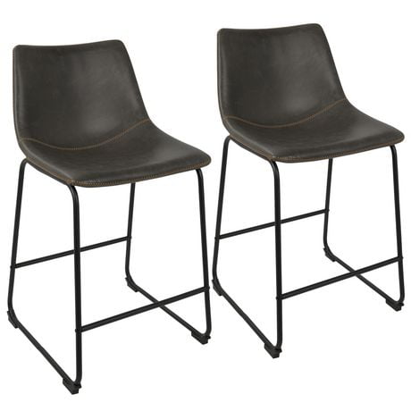 Click here for Duke Industrial Barstool By Lumisource Grey prices