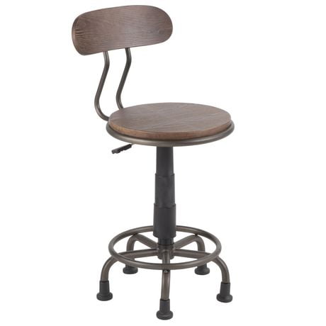 Click here for Dakota Industrial Task Chair By Lumisource Brown A... prices