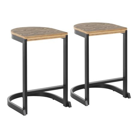 Click here for Demi Industrial Barstool By Lumisource Black prices