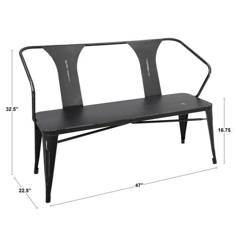 Click here for Waco Industrial Bench By Lumisource Black prices