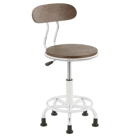Click here for Dakota Industrial Task Chair By Lumisource White A... prices