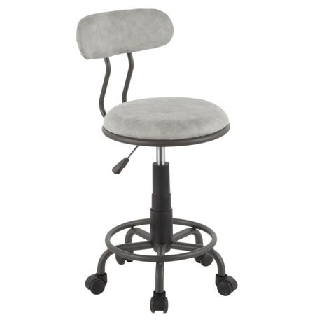 Click here for Swift Industrial Task Chair By Lumisource Grey prices