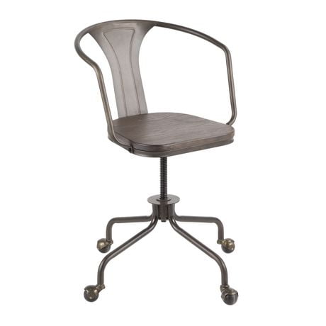 Click here for Oregon Industrial Task Chair By Lumisource Brown prices