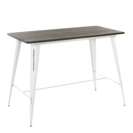 Click here for Oregon Industrial Counter Table By Lumisource Whit... prices