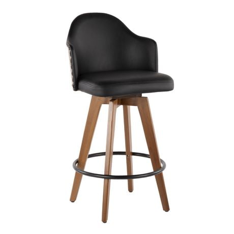 Click here for Lumisource Ahoy Mid-Century Modern Barstool Black prices
