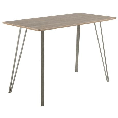 Click here for Sedona Industrial Counter Table By Lumisource Brow... prices