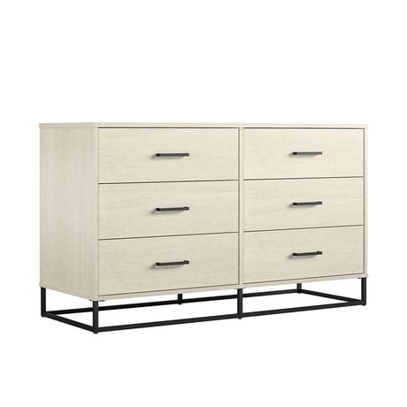 Click here for Dorel Kelly 6 Drawer Dresser  Ivory Oak Ivory Oak prices