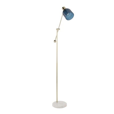 Click here for Marcel Contemporary Floor Lamp By Lumisource Blue prices