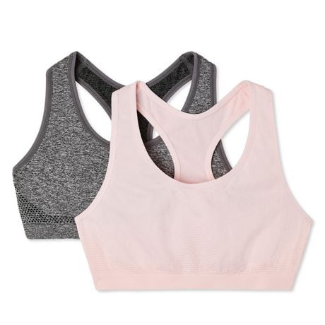 George Girls' Racerback Bras 2-Pack, Sizes S-XL - Walmart.ca