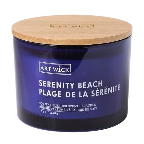 Art Wick 340g Serenity Beach Soy Wax Blended Scented Candle | Walmart ...