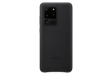 Click here for Samsung Leather Cover For Galaxy S20 Ultra Black prices