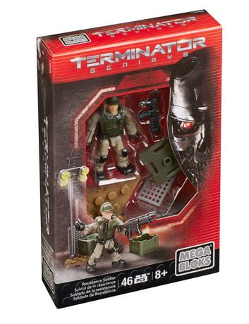MEGA BLOKS Terminator Genisys – Resistance Soldier Building Set ...