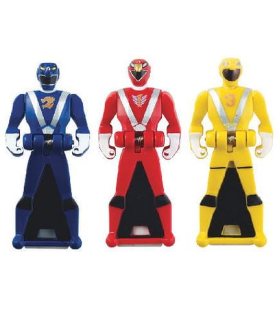 Power Rangers - RPM - Legendary Ranger Key Pack (Red, Blue, Yellow ...