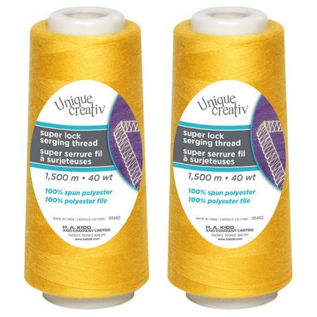 Unique Creativ 2 Pack 1500m Serging Thread - Walmart.ca
