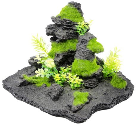 Click here for Penn-Plax Mossy Rock Scape Brown prices