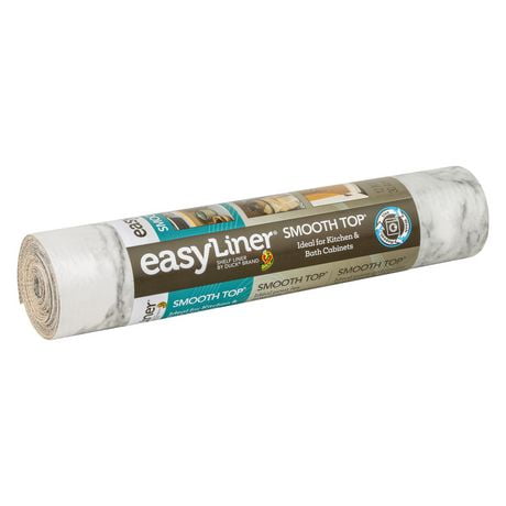 Smooth Top Easy Liner Brand Shelf Liner, Gray Marble, Multiple Sizes ...