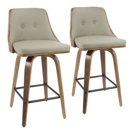 Click here for Gianna Mid-Century Modern Counter Stool By Lumisou... prices