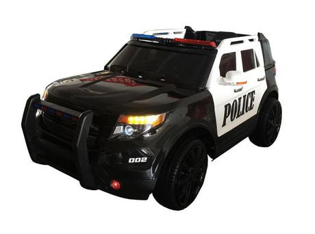 Click here for Kidsquad 12V Ride On Police Car Black And White prices