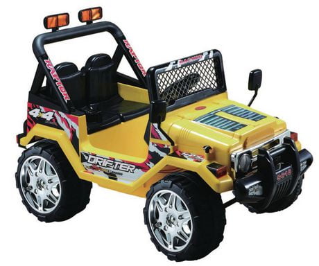 Click here for Kidsquad 12V Wrangler Style Ride On Yellow prices