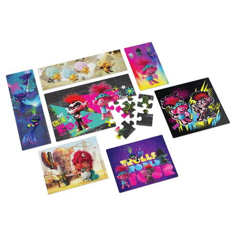 Click here for Cardinal Games Trolls World Tour 7-Pack Of Wood Pu... prices