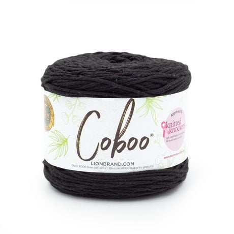 Lion Brand Coboo Yarn Coal, Cotton Bamboo Yarn 50167100 - Walmart.ca