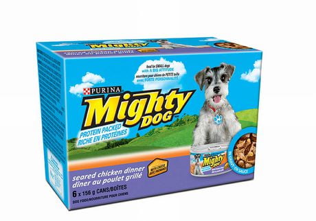 Mighty Dog Seared Chicken Dinner with Cheese 6x156g | Walmart Canada