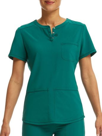 Scrubstar Premium Henley Scrub Top | Walmart Canada