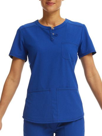 Women's Active Henley Scrub Top - Walmart.ca