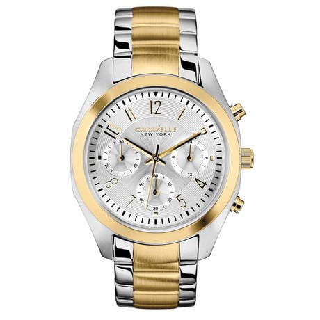 Click here for Caravelle Ladies Two-Tone Quartz Watch Gold Standa... prices