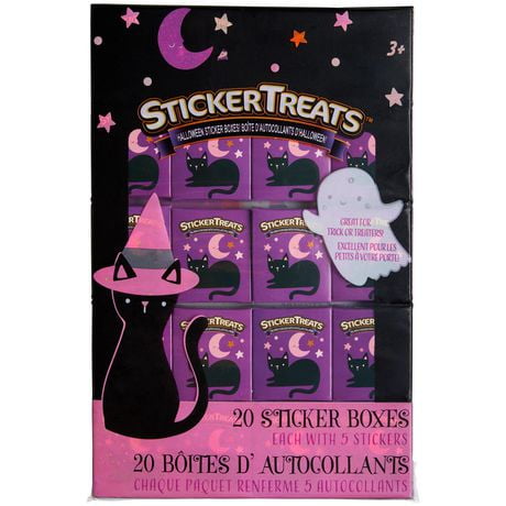 20CT Sticker Treat Boxes - Cat, Sticker Treat Boxes - Walmart.ca