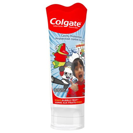 Colgate Kids Toothpaste with Fluoride, Ryan's World, 75ml | Walmart Canada