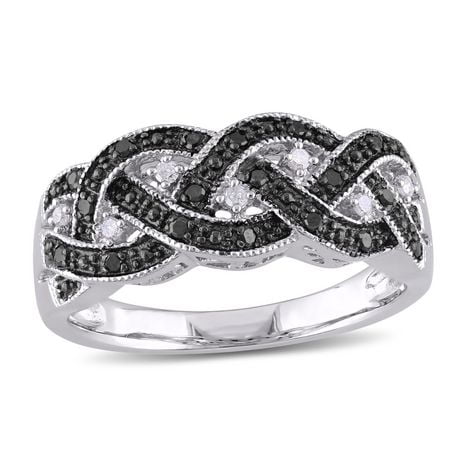 Click here for Asteria 0.16 Carat T. W. Black And White Diamond S... prices