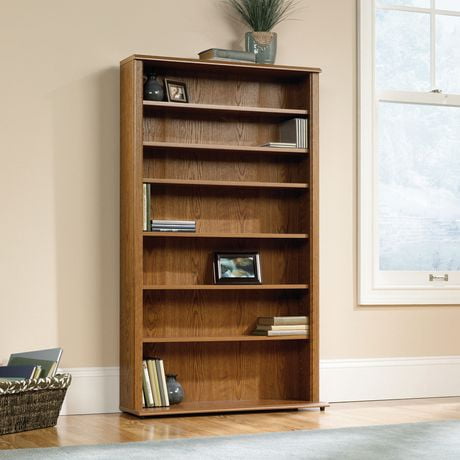 Sauder, Multimedia Storage Tower, Carolina Oak Finish, 401739 | Walmart ...