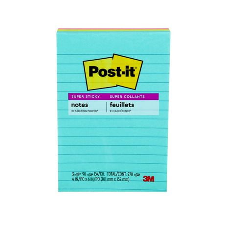Click here for Post - It Post-It Super Sticky Notes  Miami Collec... prices