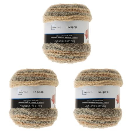 Mainstays 3 pack lollipop yarn Earth - Walmart.ca