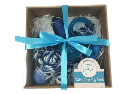 Click here for Penn-Plaxs Dog Toy Value Box Blue 6 Pieces prices