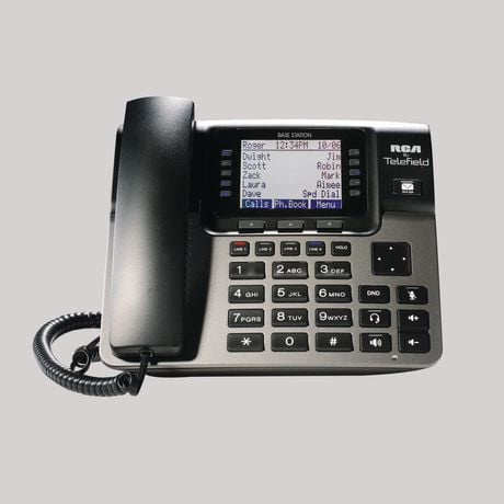 RCA TC1000 1-4 Line Unison Phone System Base Phone - Walmart.ca