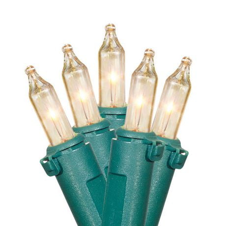 Holiday Time 63.7' 300-Count Incandescent String Christmas Lights ...