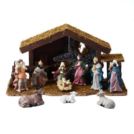 Holiday Time 12 Piece Nativity Set, Nativity - Walmart.ca