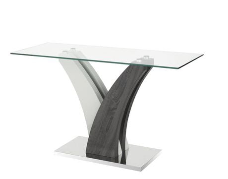 Click here for Brassex Inc Jerome Sofa Table  Grey/White Grey/Whi... prices