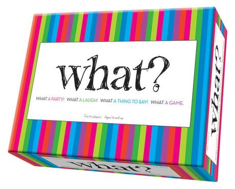 Outset Media What? Board GAME - English Version - Walmart.ca