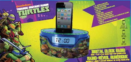 Teenage Mutant Ninja Turtles Digital Clock Radio | Walmart Canada