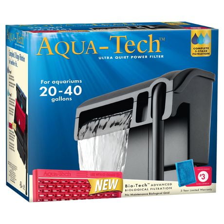 Click here for Spectrum Aquatech 20-40 Gallon Quiet Power Filter prices