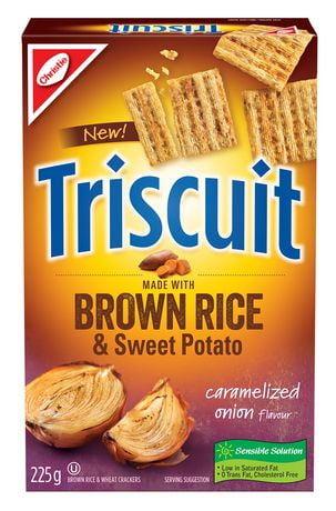 Triscuit Brown Rice & Sweet Potato Caramelized Onion Flavour | Walmart ...